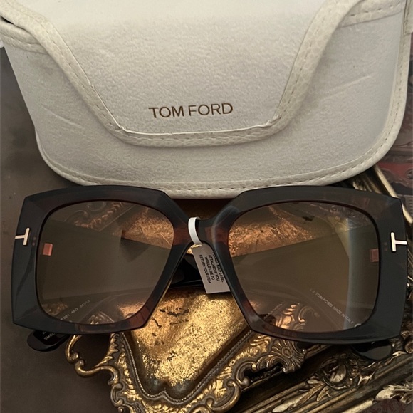 Tom Ford | Accessories | Tom Ford Shiny Bordeaux Jacquetta Sunglasses ...